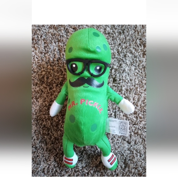 Fiesta | Toys | Fiesta Mr Pickle Green Pickle 8 Mascot Mustache Glasses ...